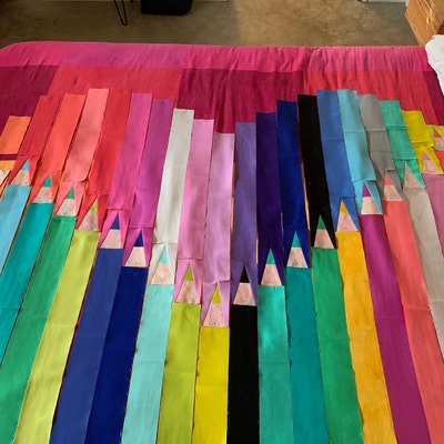 Color Outside the Lines Quilt Pattern by Kelli Fannin Quilt - Etsy