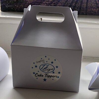 Large Gable Box Template SVG, Gift Box SVG, Favor Box SVG, Wedding ...