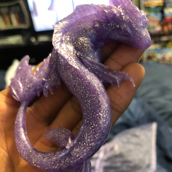 Water Dragon Resin Figurine - Etsy