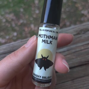 Mothman Milk Roll on Perfume Oil / Cryptid Perfume, Weird Funky Unique ...