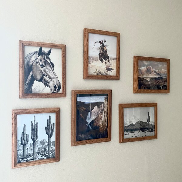 VINTAGE Southwestern Gallery Wall Collection Western Cowboy DIGITAL ...