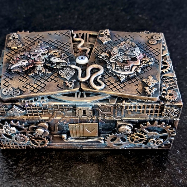 Exclusive Steampunk Tissue Box, Handkerchief Dispenser, Practical ...