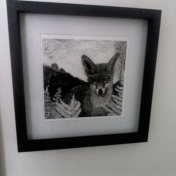 Art Card: Bees on Agapanthus Lily From Scraperboard Design - Etsy