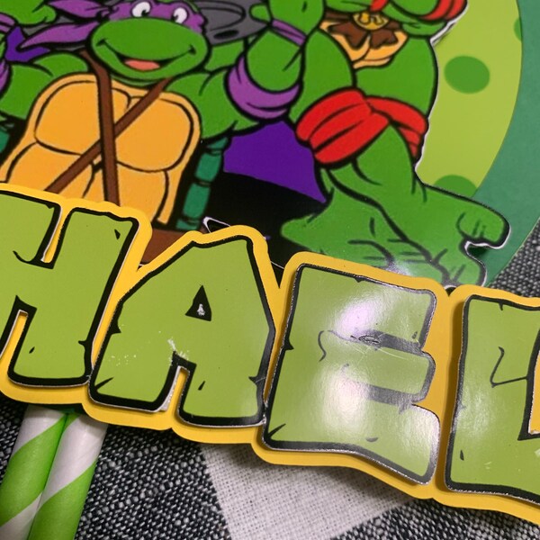 TMNT Cake Topper - Etsy