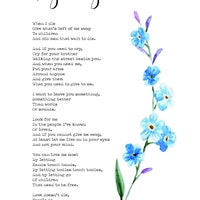 I Worried Mary Oliver Poem Emotion Motivation - Etsy Canada