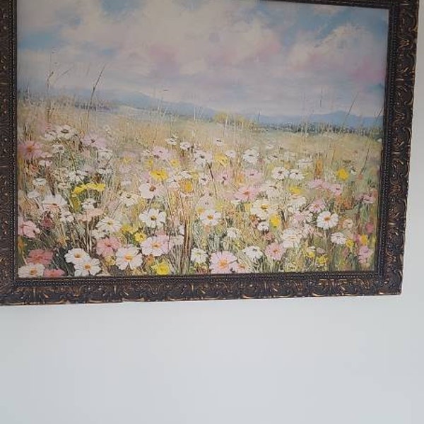 Vintage Matte Oil Painting Poster, Printed Oil Painting Art Poster ...