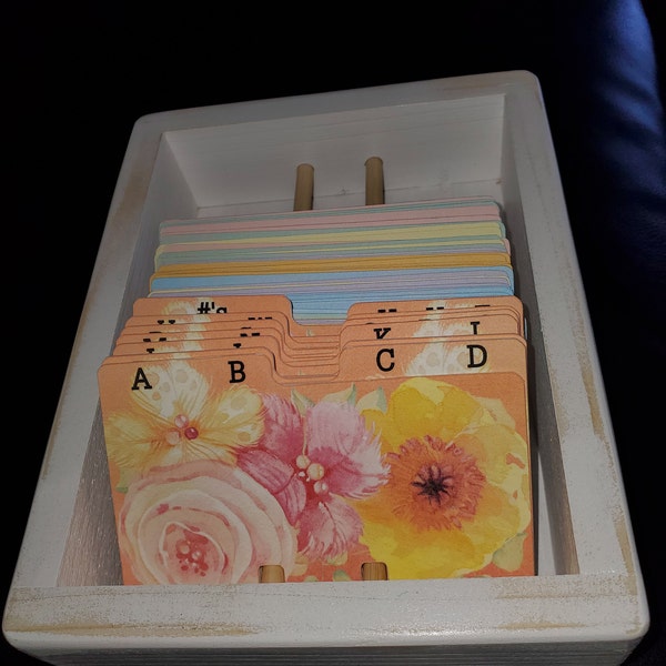 Rolodex Cards - 6 Colors - Lined - Etsy