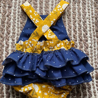 Baby Ruffled Romper PDF Sewing Pattern Instant Download - Etsy