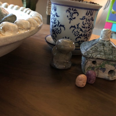 Lavender Cottage, Raku Spirit House, Kurinuki Ceramic Shinto Shrine ...