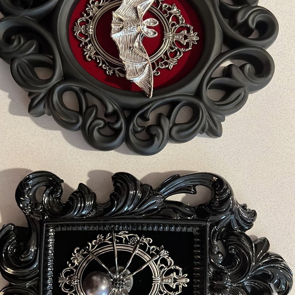 Bat With Ornate Frame | Macabre | Faux Taxidermy | Steam Punk | Goth ...