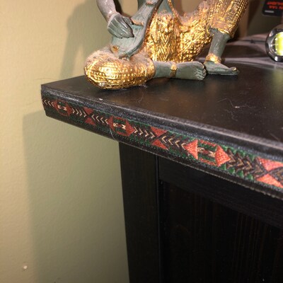 Woven Trim Native American Fabric Trim, Jacquard Trim, 1/2 Inch Wide ...