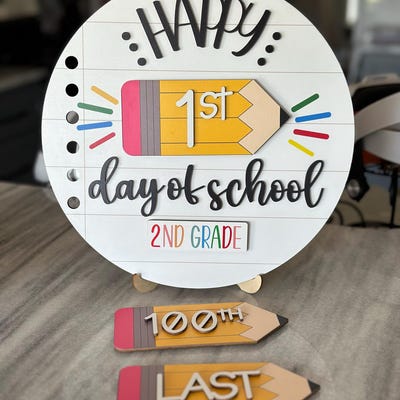 Personalized Back to School Sign, Back to School Gift, Customize First ...