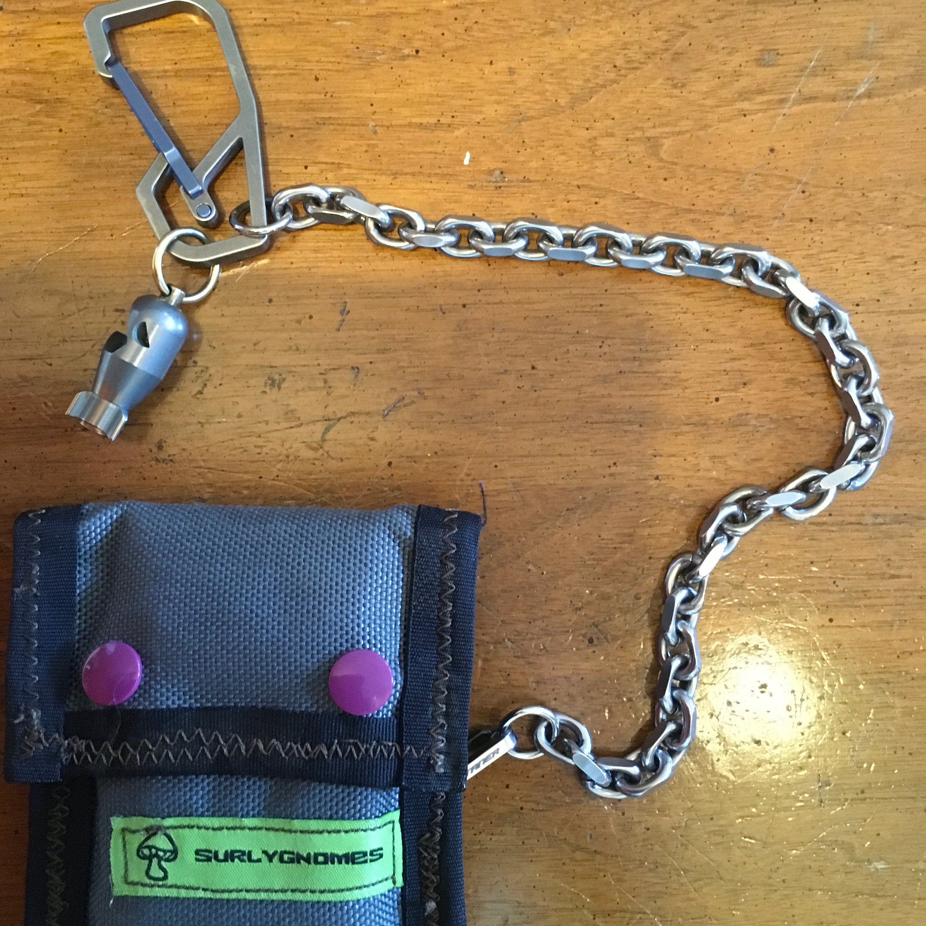 Biker wallet chain / S.Steels and Titanium