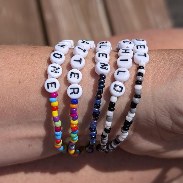 Self Care Bracelet Bundles, Mental Health/positive Affirmation ...