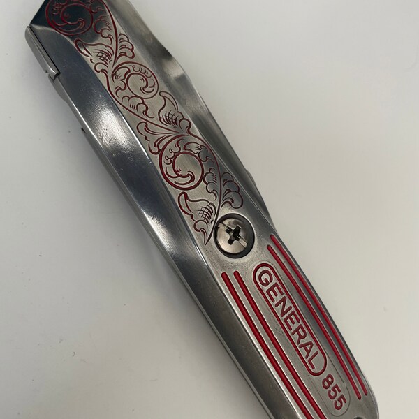 Hand Engraved Retractable Utility Knife - Etsy