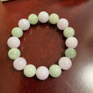 US8.5 Square Jadeite Ring Flat Top Green Ring Natural Type A Jade ...