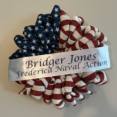 Funeral, Memorial Ribbon, Custom Printed W/your Message, Floral ...