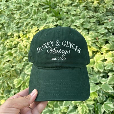 Custom Embroidered Hat , Personalized Dad Cap , Embroidery Logo ...