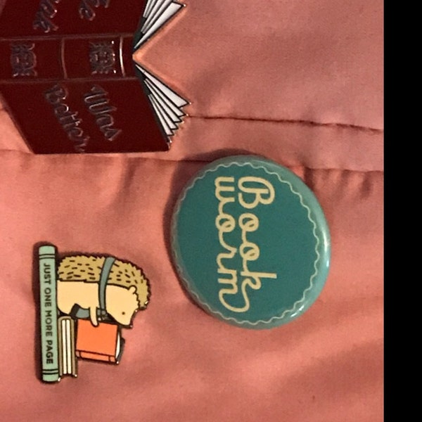 Book Enamel Pin - Book Pin - the Book Was Better - Reading Pin - Book ...