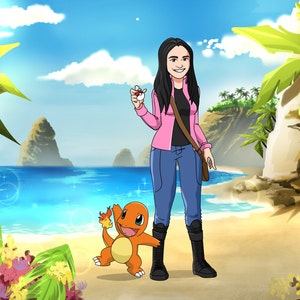 Custom POKEMON Character Portrait From Photo DIGITAL COPY - Etsy