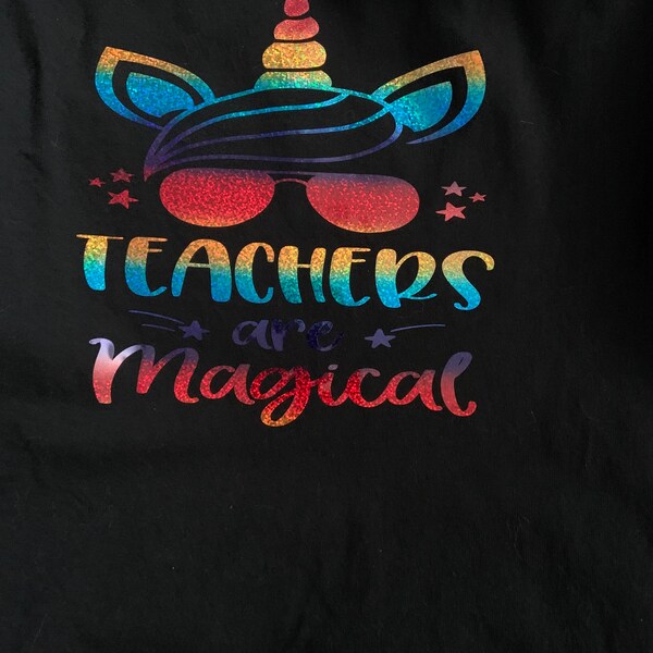 Unicorn Teacher Svg, , Teacher Shirt Svg, Teachers Are Magical, Funny ...