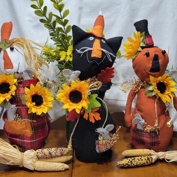 Primitive PATTERN Country Bunny Family - Etsy