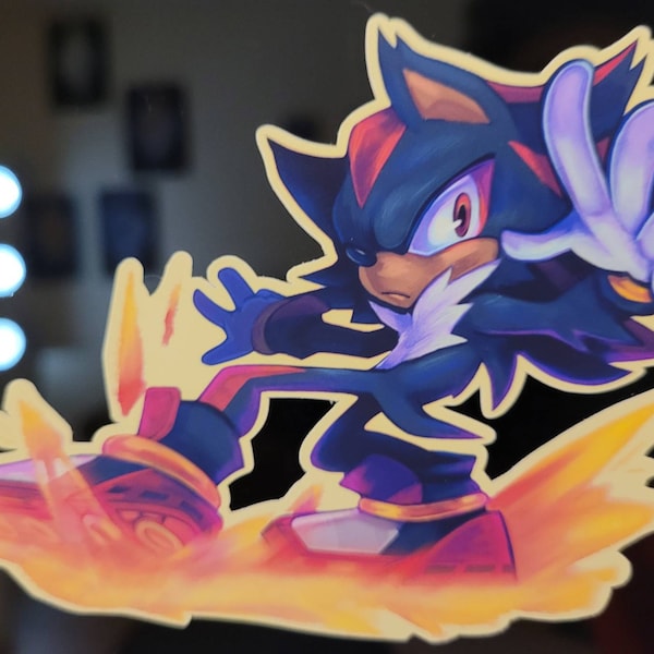 Shadow the Hedgehog Sonic Adventure Sticker - Etsy