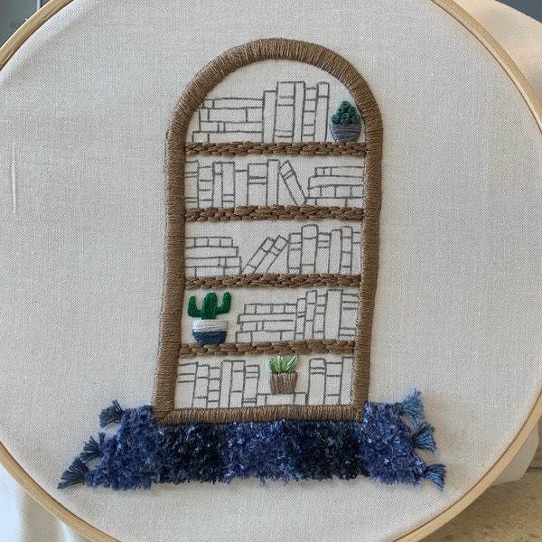 52 Book Reading Tracker Embroidery Pattern Digital PDF Tutorial ...