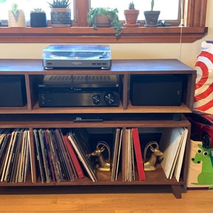 The Stack Record Player Stand - Etsy