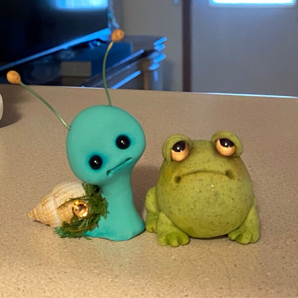 Flowering Monster Sprout a Trollfling Doll by Amber Matthies - Etsy