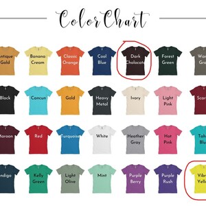 Editable Next Level 1533 Color Chart |all Colors|n1533 |next Level Tank ...