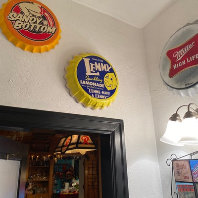 Customizable Bottle Cap Sign - Etsy