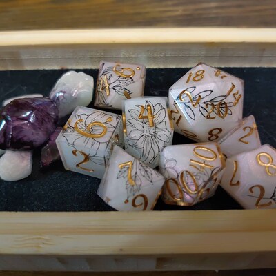 Channel Divinity 7 Piece D&D Dice Set - Etsy