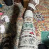 Natural Goat Wool Knee-high Socks, Knitted Warm Boot Socks, Fuzzy Comfy ...