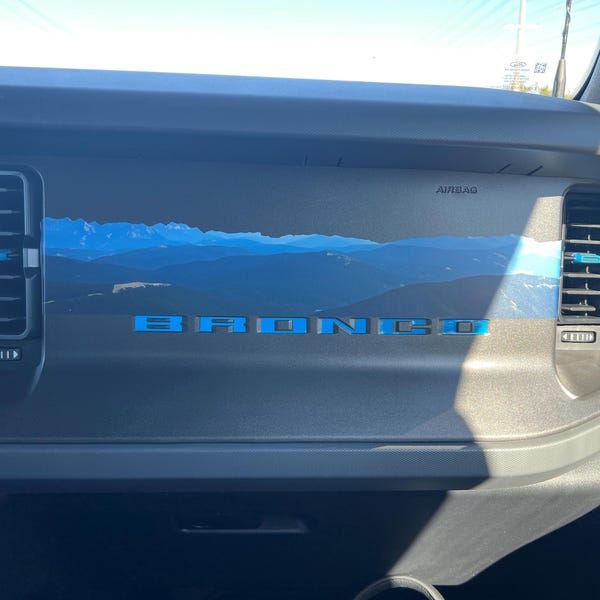 Bronco Trail Sight Inlay Stripe Decal Graphics Overlay for 2021, 2022 ...