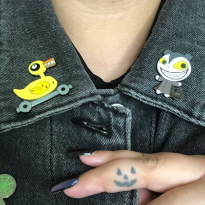 Evil Duck Toy Inspired Halloweentown Toy Enamel Pin Nightmare Before ...