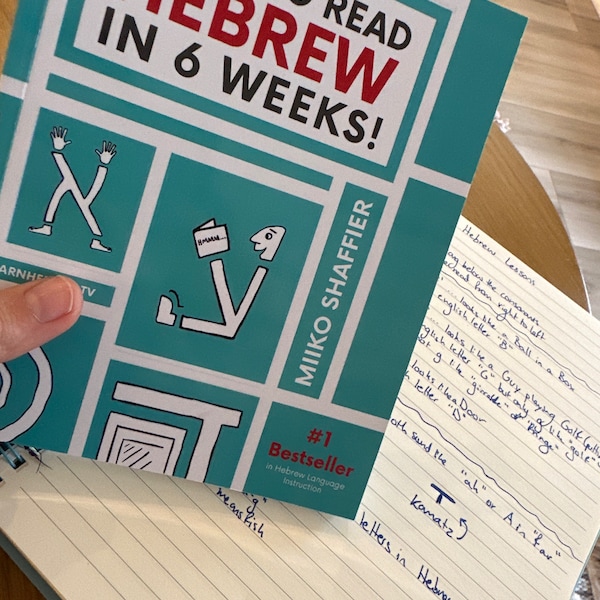 Learn to Read Hebrew in 6 Weeks! Travel Size - Etsy