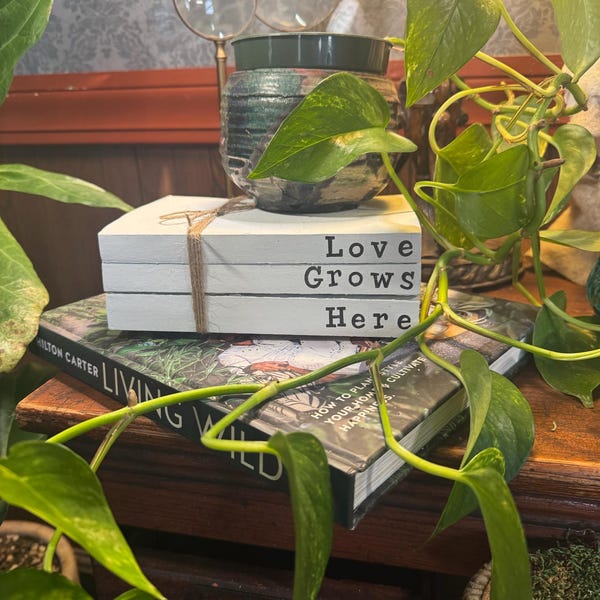 Personalized Name Decor // Vintage Custom Book Decor // Personalized ...