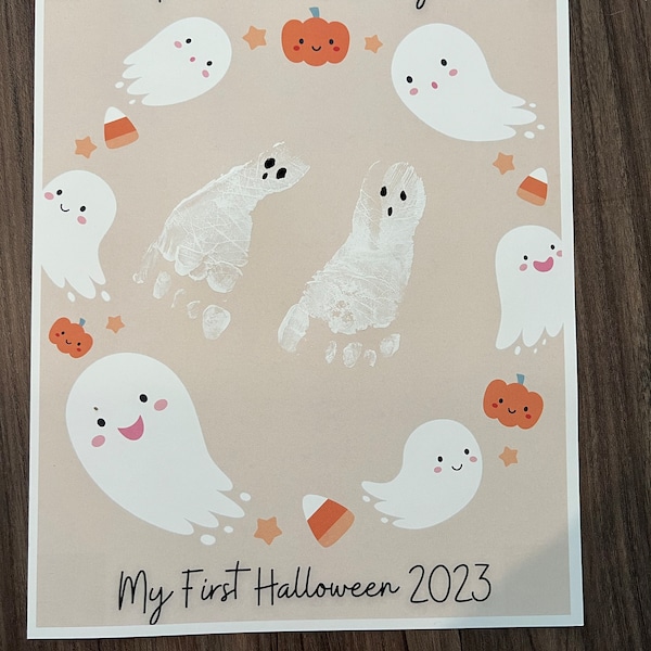 Handprint Memory Book Printable for Prek, Preschool Kindergarten 1st ...