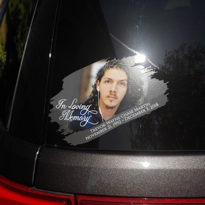 In Loving Memory Car Sticker Loss of Loved One Memorial Personalized ...