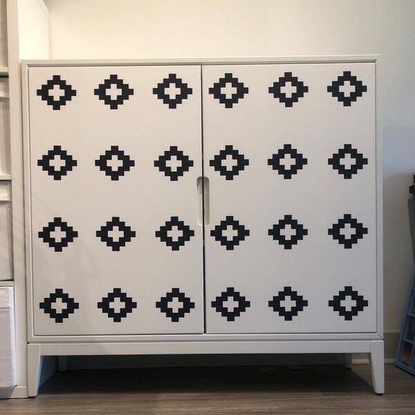 Aztec Diamond Shape Wall Decal Set // Southwest Inspired Decor / Shape ...