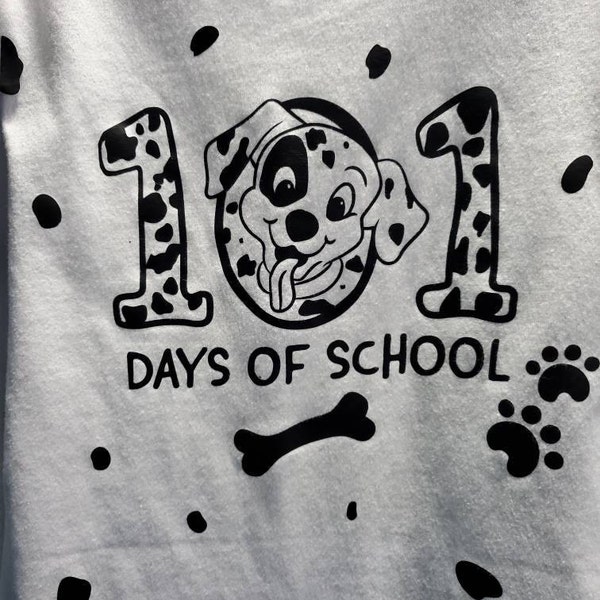 101 Days of School Svg 101 Dalmations Svg 101 Days of School Dalmatian ...