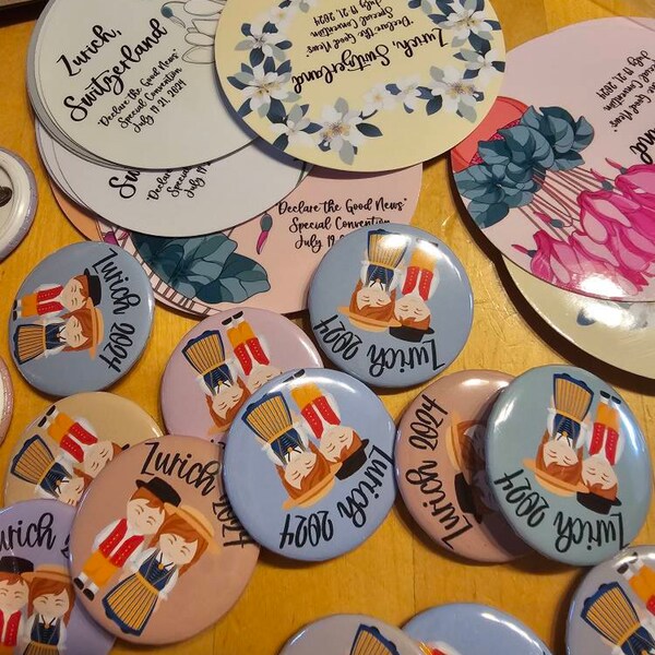 JW Pins - Grab Bag of Buttons - Cute Gifts for Jehovah's Witnesses Kids ...