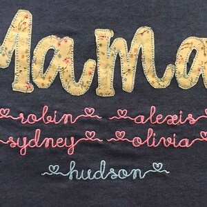 The mallory Cursive Satin Font With Heart Swashes - Etsy