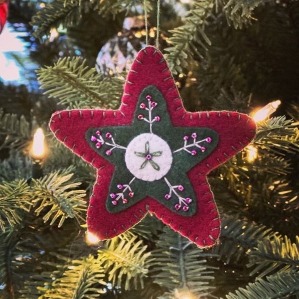 Folk Art Star Sewing Pattern PDF Download to Make Three Different Star ...