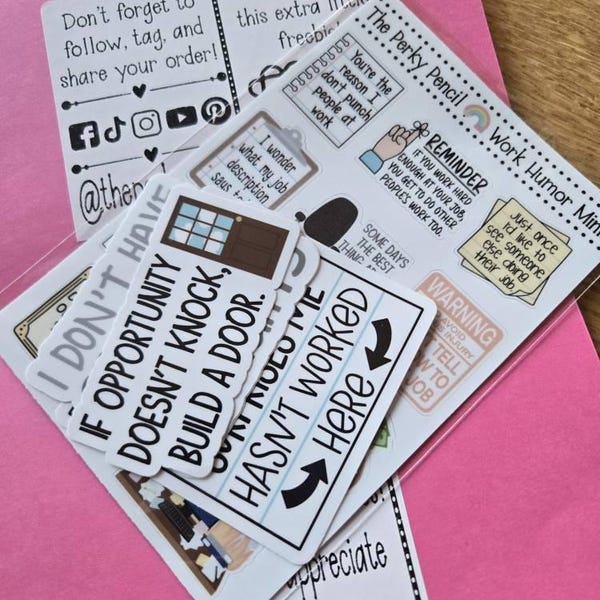 Everything is Fine Sticky Notes, Funny Memo Pad, Cute Notepad, Home ...