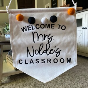 Personalized Teacher Door Hanger Boho Teacher Classroom - Etsy