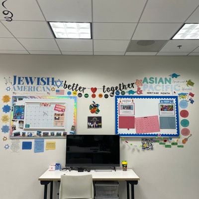 Editable Calm Blue Classroom Decoration Kit - Etsy