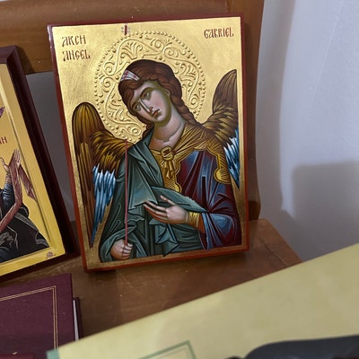 Saint Abigail Icon, St. Gobnait Icon, Deborah Religious Icon, Icon Hand ...