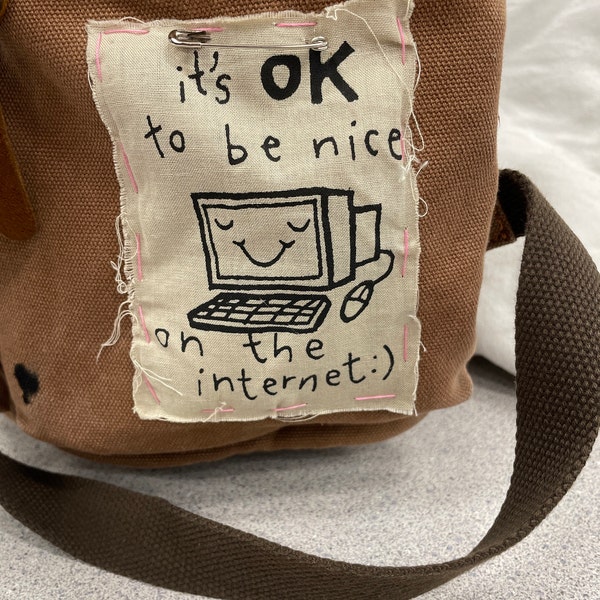 It's OK to Be Nice on the Internet Patch - Etsy